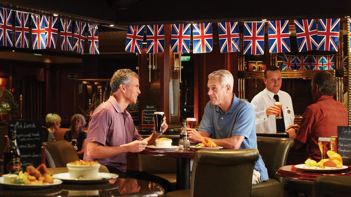 Sample Traditional British Dishes with the Pub Lunch - Princess Cruises